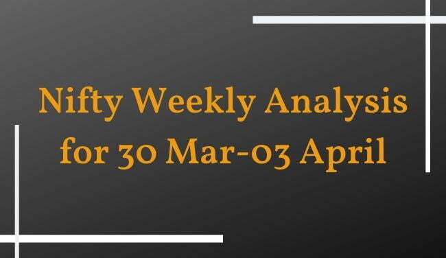 Weekly Trading Levels for Nifty Index - Divesh's Technical Analysis